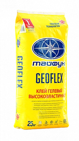 Купить Клей для плитки ТАЙФУН GEOFLEX гелевый высокоэластичный ( нар ...